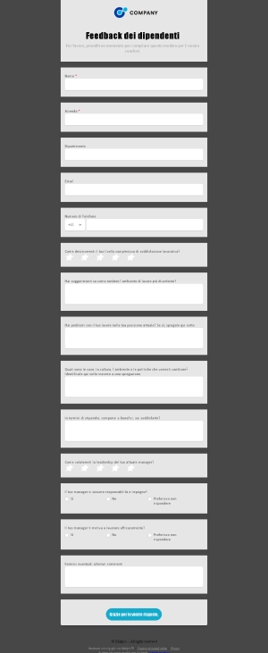 Modelli di Moduli Feedback & Sondaggi | Mailpro™